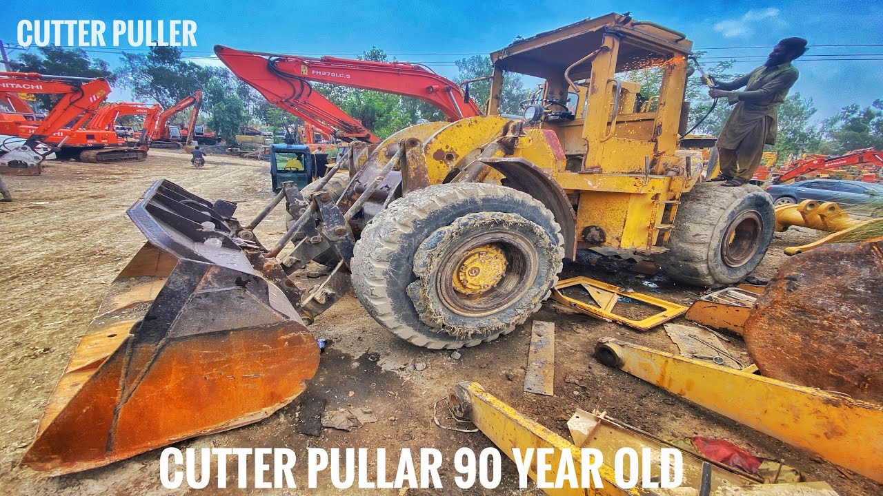 The cutter puller was cut into small pieces and sold as scrap. - YouTube