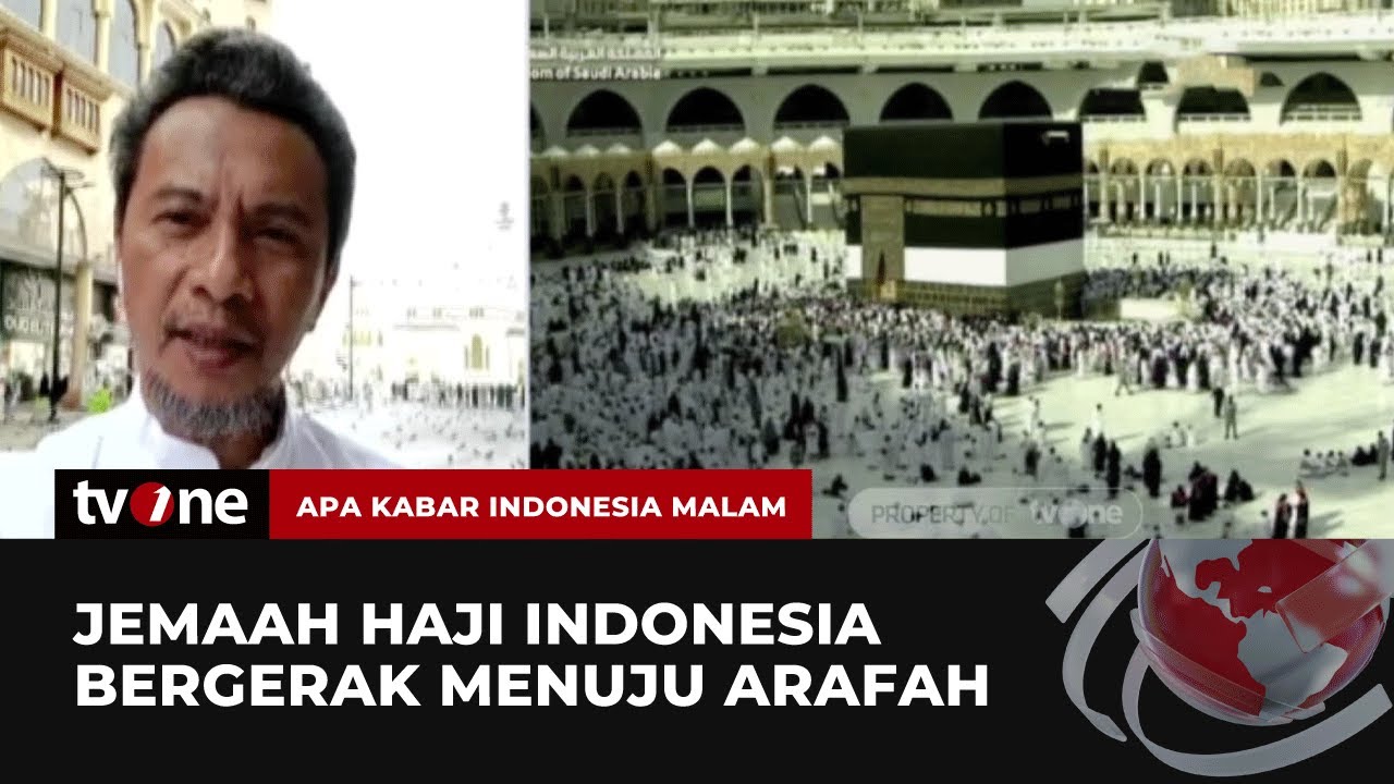 Jelang Wukuf, Jemaah Haji Bergerak ke Arafah | AKIM tvOne - YouTube