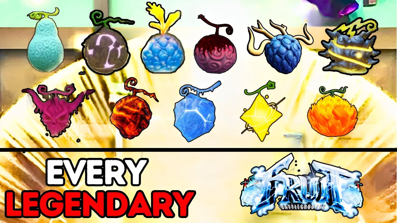 Noob to Pro Using *EVERY LEGENDARY* in Fruit Battlegrounds - Roblox ...