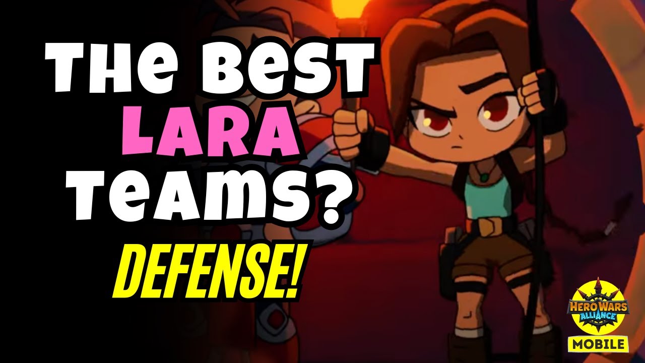 The Best Lara Croft Team for Defense on Hero Wars Alliance - YouTube