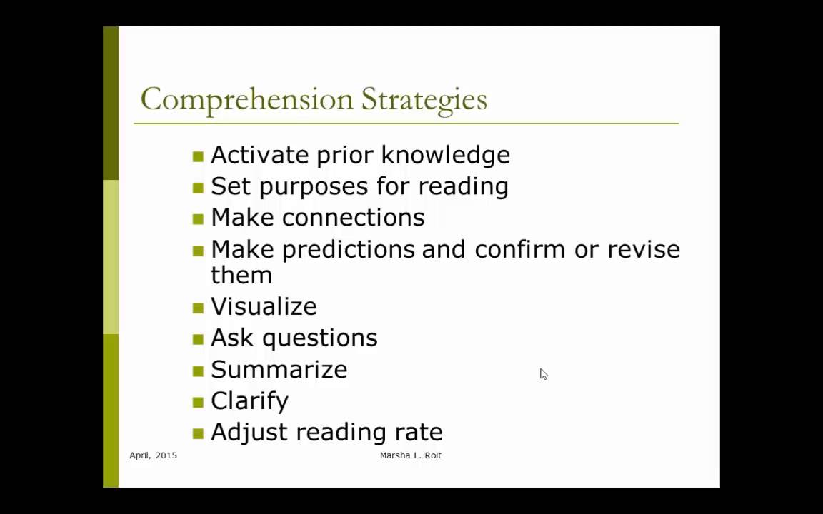 How toTeach Comprehension - YouTube