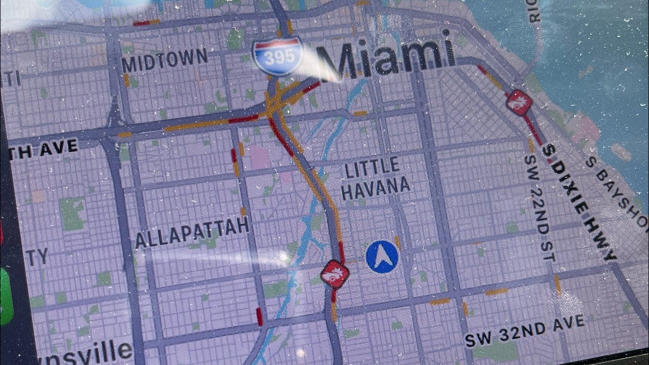 Driving through Miami Florida, north west side & South west side check ...