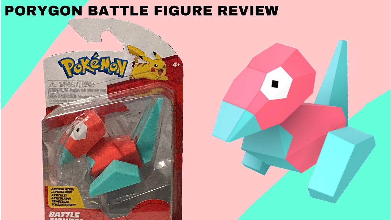 Finally a porygon toy in the USA?! (Porygon battle figure review) - YouTube