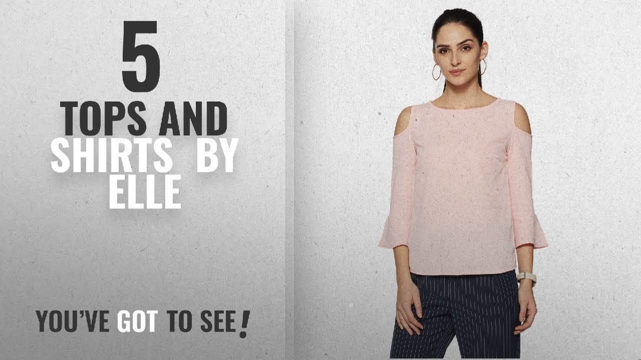 Top 10 Elle Tops And Shirts [2018]: Elle Women's Slim Fit Shirt - YouTube