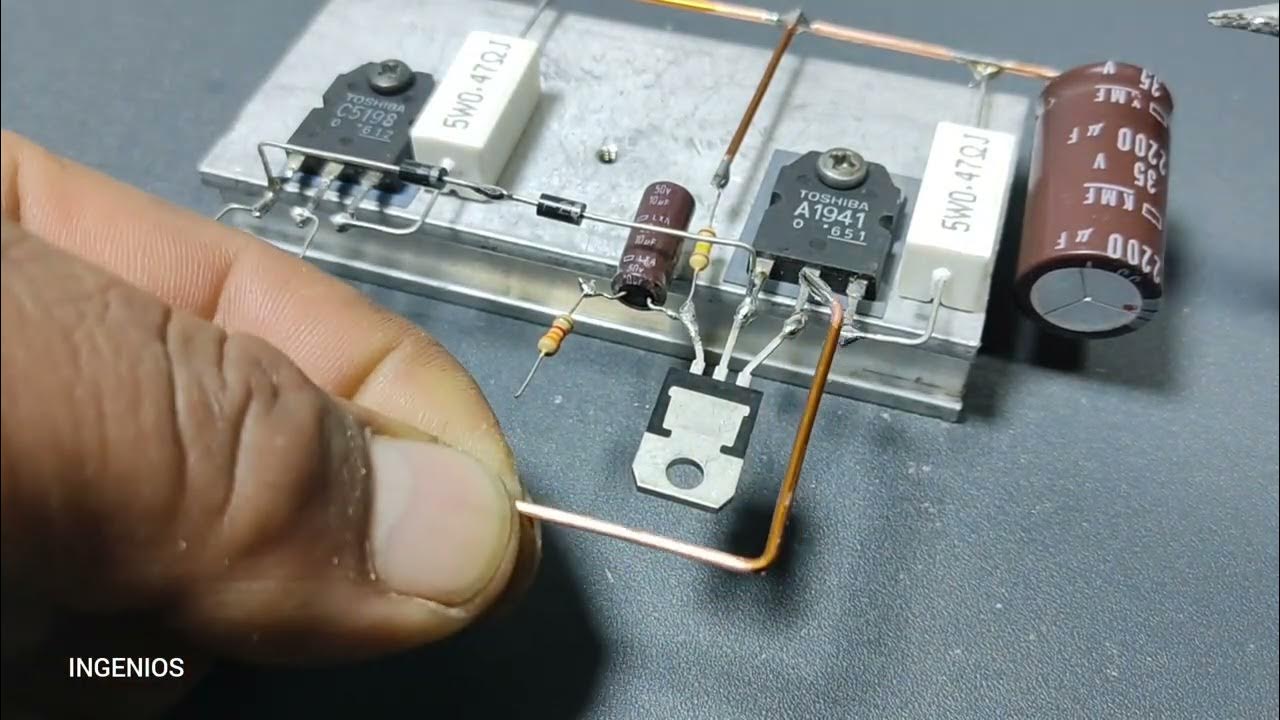 Como Hacer Amplificador de Audio Fácil - YouTube