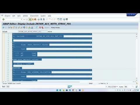 ALV Reporting Class 4 and Module Pool Programming Introduction(MPP) - YouTube