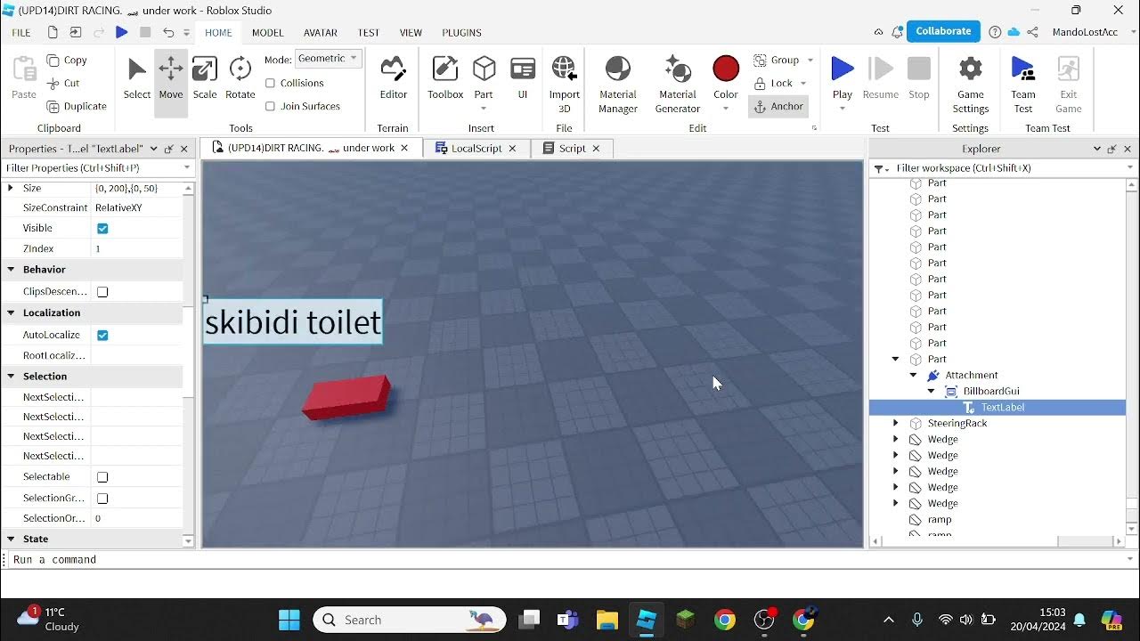 How to make billboard GUI tutorial [Roblox studio] - YouTube