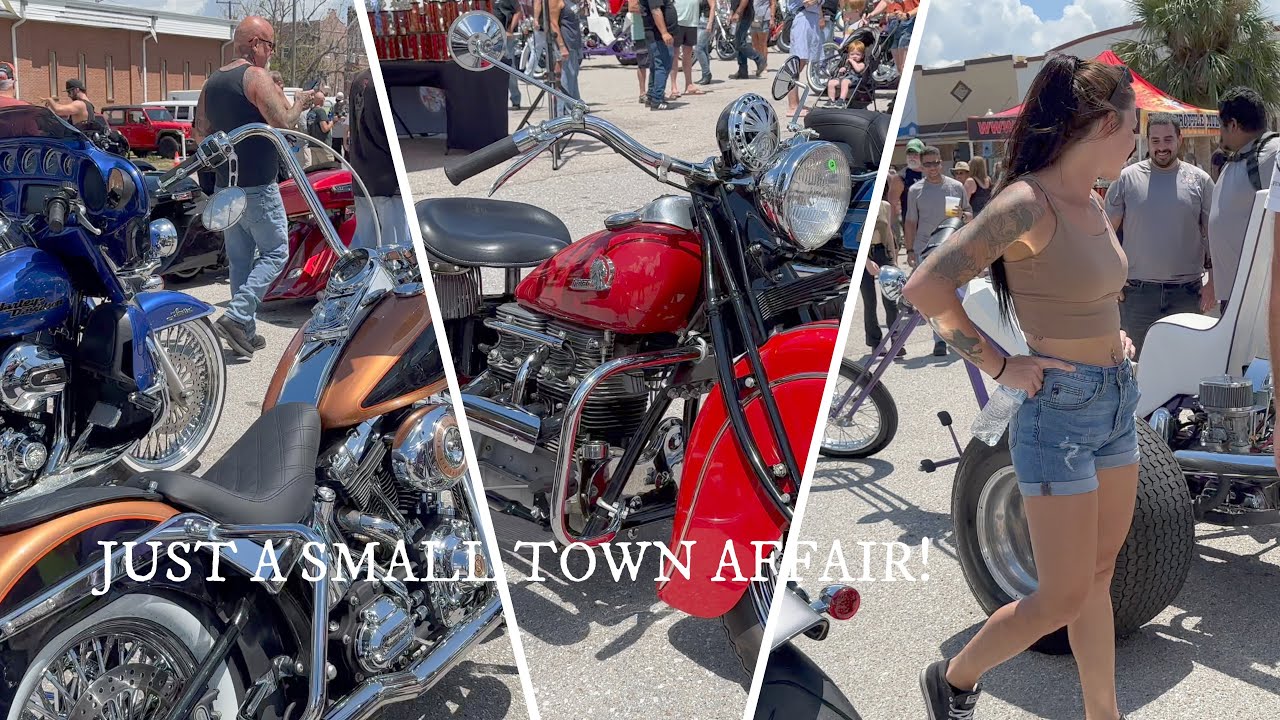 ARCADIA! A SMALL TOWN BIKE FEST! - YouTube
