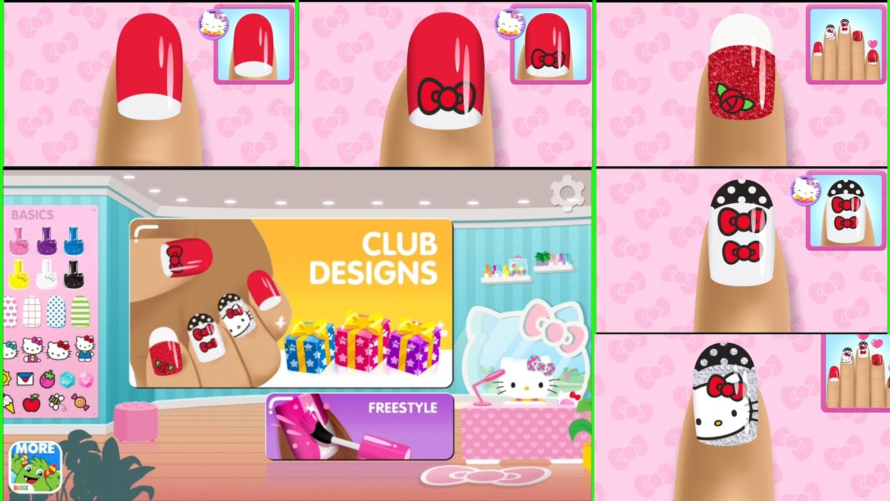 Hello Kitty Nail💅 Selon - Budge Studio - Magical Manicure -Game for ...