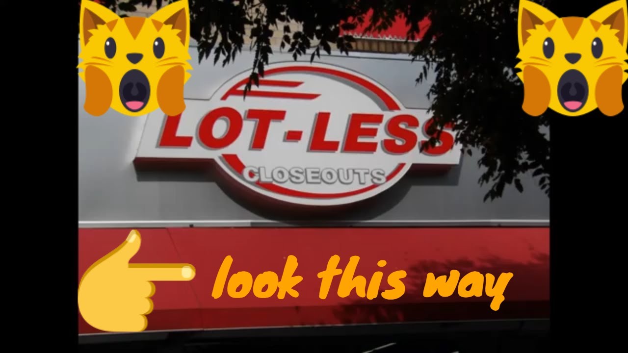 Lot Less Closeouts Discount Store Food Department - YouTube