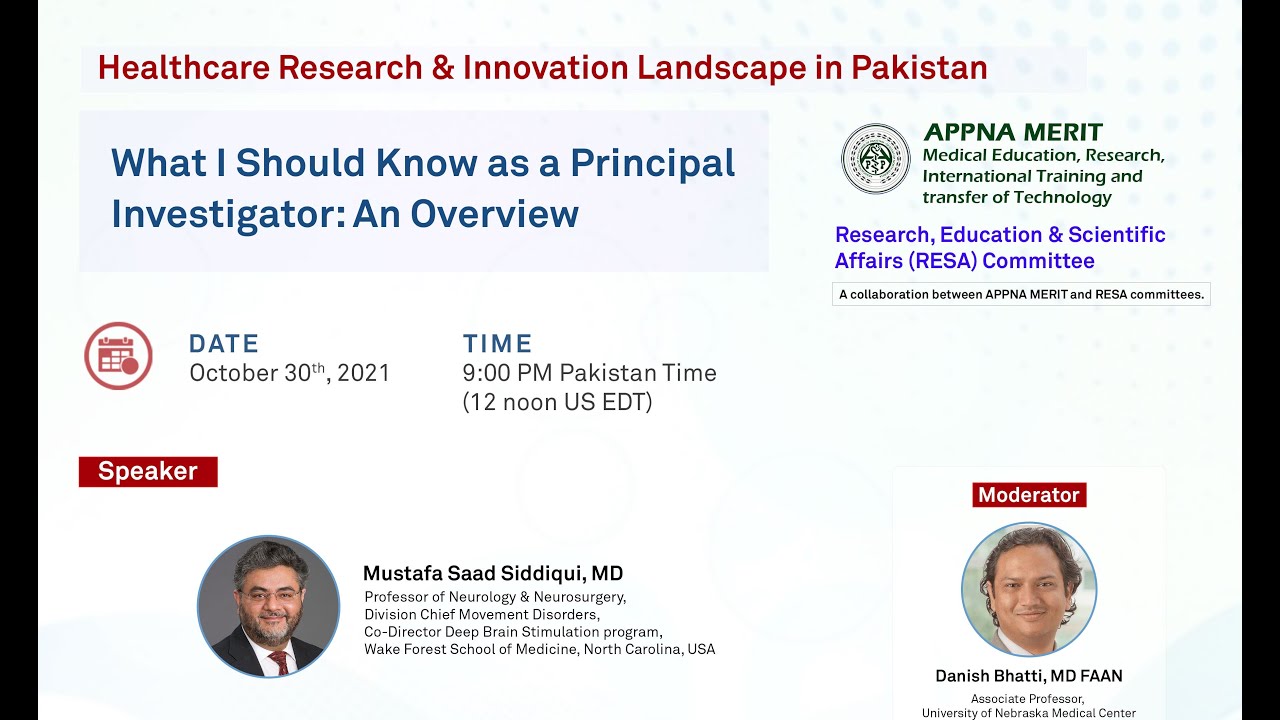What I Should Know as a Principal Investigator: An Overview - MERIT ...
