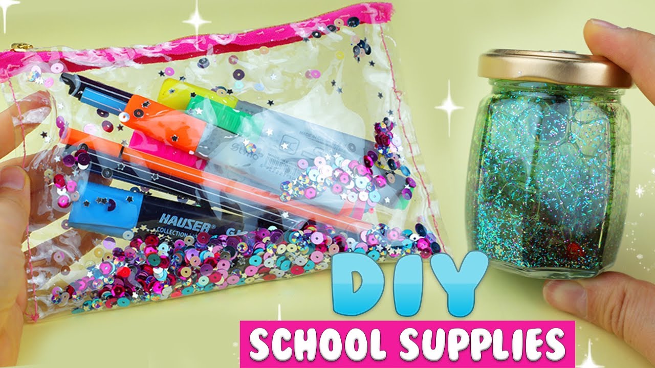 DIY School Supplies! Easy Back To School DIY Projects - YouTube