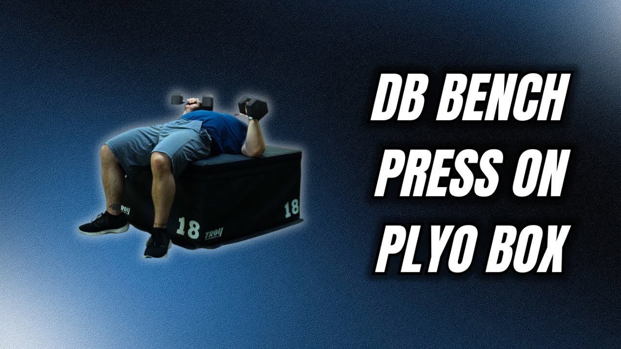 DB Bench Press On Plyo Box - THIRSTgym.com - YouTube