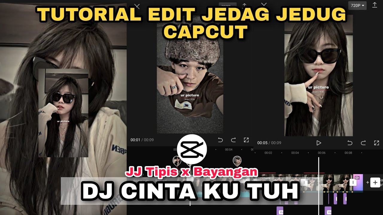 Tutorial Edit Jedag Jedug Capcut DJ CINTA KU TUH || JJ Tipis - YouTube