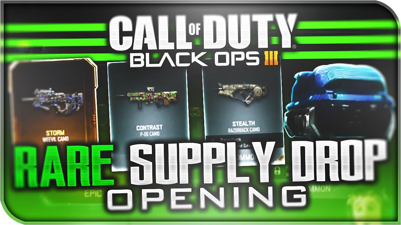 Bo3 supply box Rare edition opening #1 - YouTube