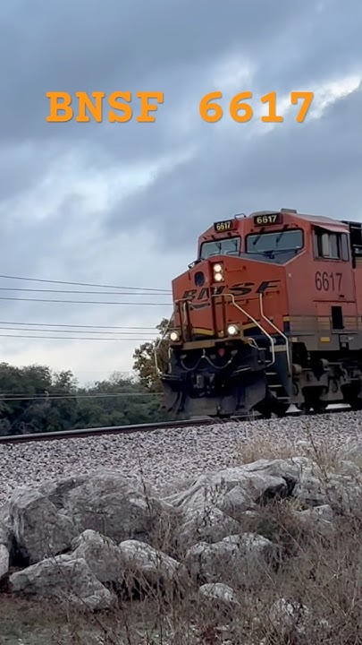 BNSF 6617 - December 16, 2024 #bnsf #railroad #railfan #train - YouTube