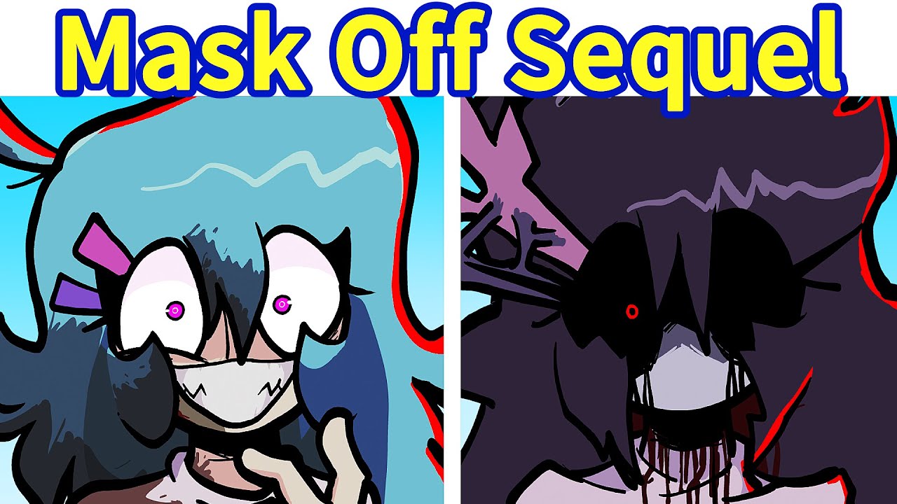 Friday Night Funkin': Faker Sky VS SkyBlue + Endings [SkyVerse: Mask ...