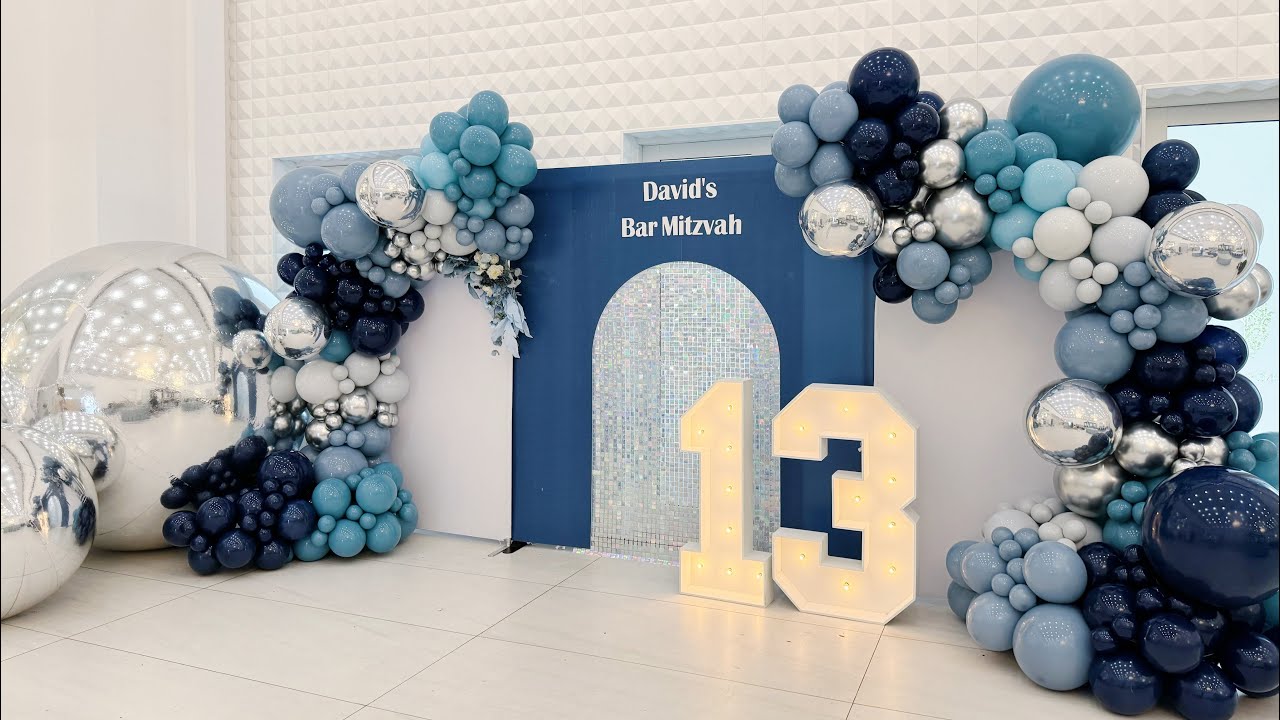 Diy Balloon Centerpieces For Bar Mitzvahs Bar Mitzvah Balloon