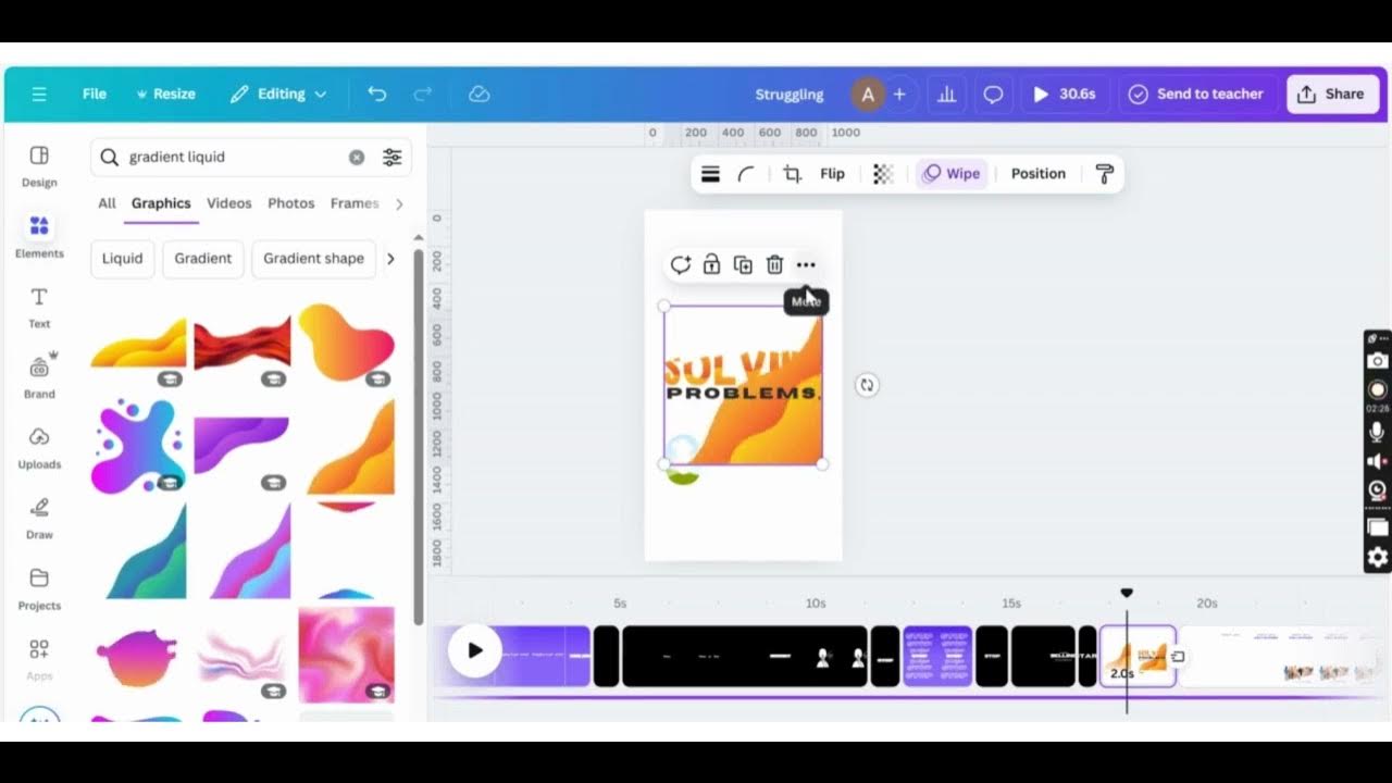 How to Create Repeated Text Animation – Canva Tutorial - YouTube