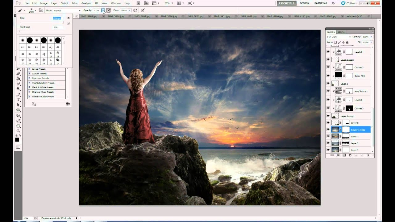 Christian Photoshop Speed Art - Worship - YouTube