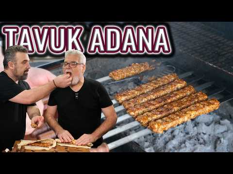 TAVUKTAN YAPTIĞIM EN İYİ KEBAP (Mangalda Tavuk Adana Kebap Tarifi )