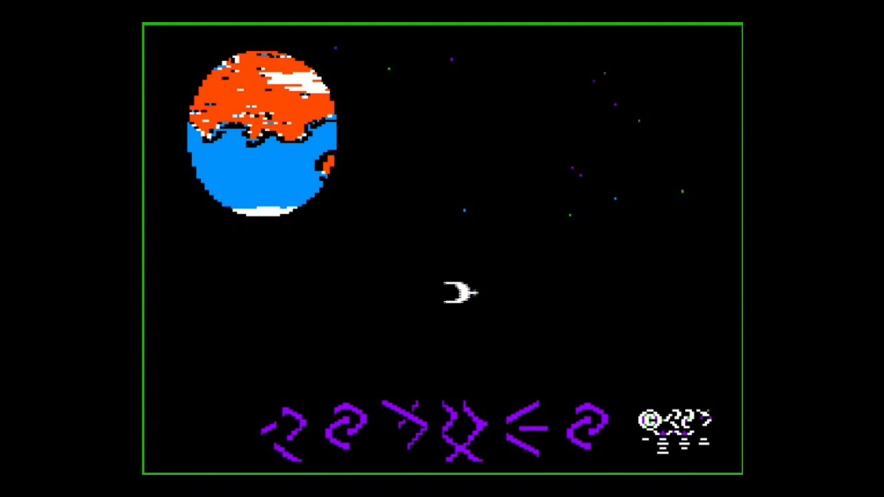 APPLEⅡ ALIEN GAME - YouTube