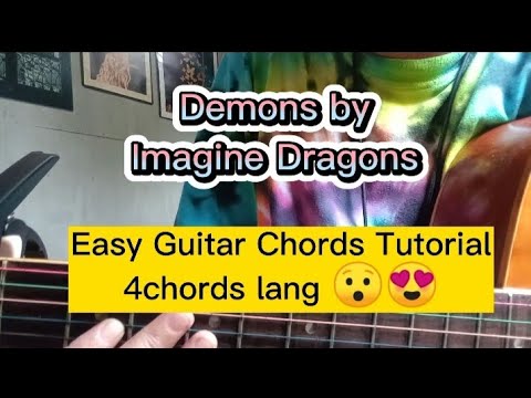 Demons by Imagine Dragons l Easy Simple Acoustic Guitar Chords Tutorial ...