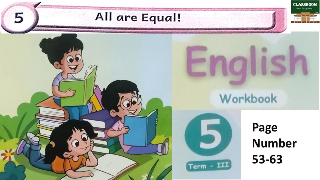 ennum ezhuthum 5th standard english term 3 unit 5 All are equal | All ...