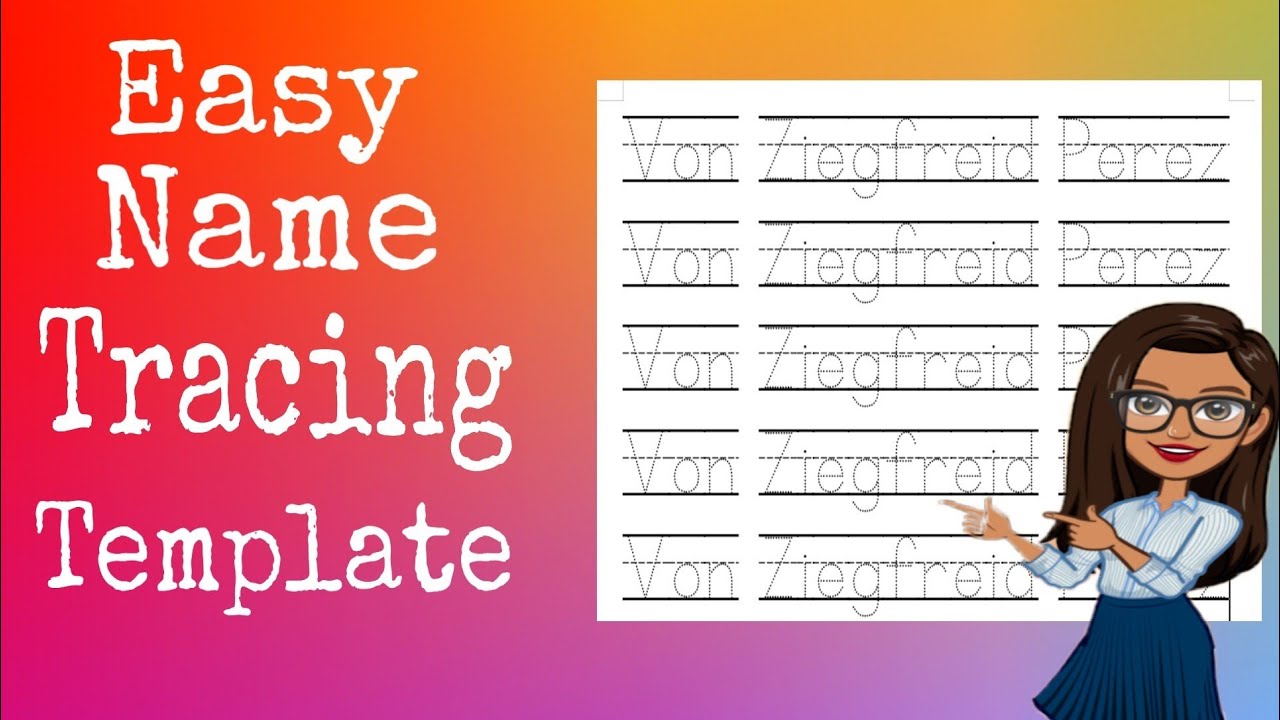 Very Easy Way On How To Make Name Tracing Templates YouTube very-easy-way-on-how-to-make-name-tracing-templates-youtube
