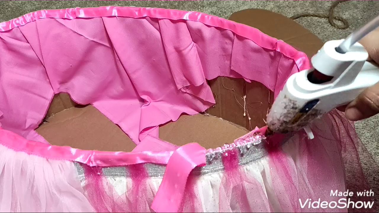 How to make DIY baby doll bassinet - YouTube