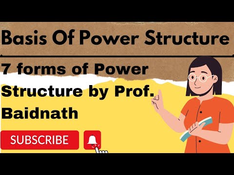 Basis of power structure. Seven forms of power structure by Prof ...