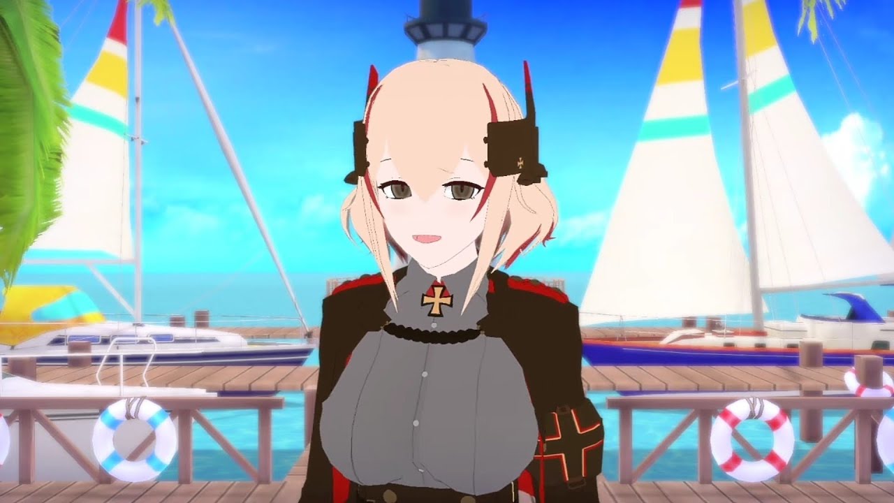 Roon Sings You to Sleep [Azur Lane MMD] Sign 0 [KMS Roon] - YouTube