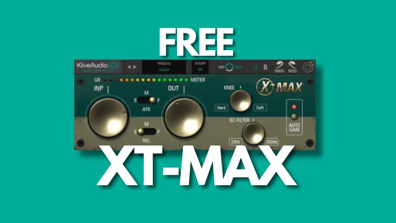 Great Free New Compressor Plugin You May Like | XT-MAX By Kiive Audio ...