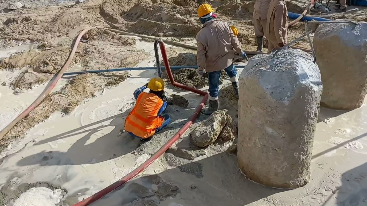 Dewatering Well Points system at the Site - YouTube