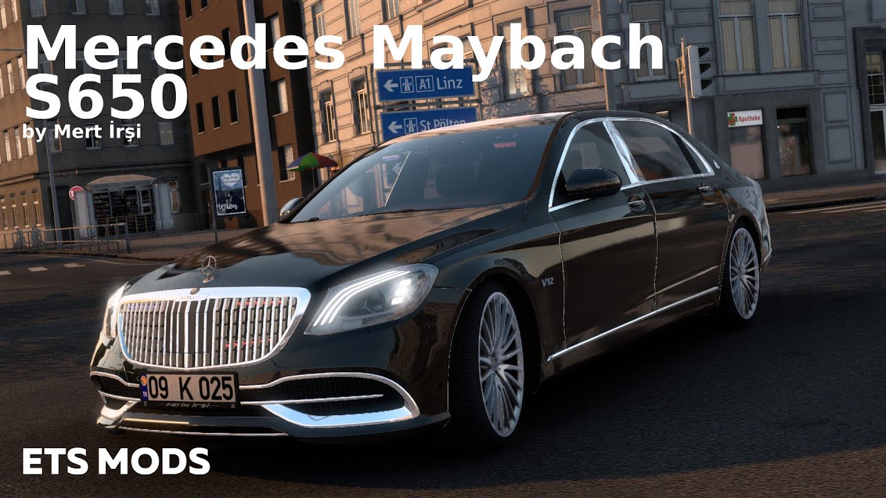 Mercedes Maybach S650 | Mod | (Euro Truck Simulator 2 v1.49) - YouTube