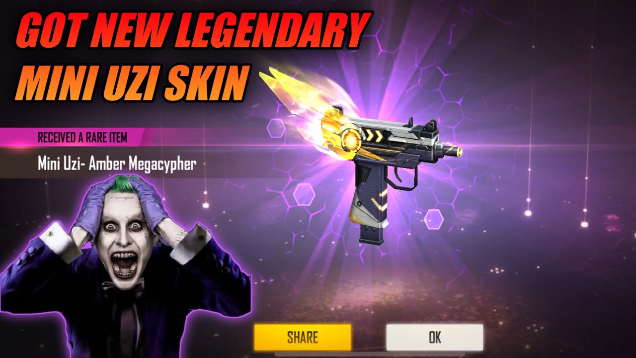 Got New Legendary Mini Uzi Skin || RIP Diamonds || - YouTube