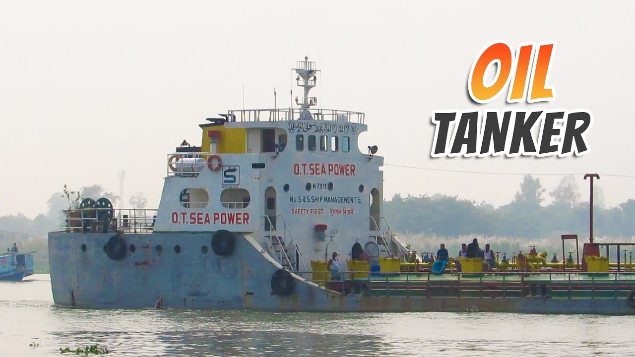 Fully Loaded Oil Tanker O.T. SEA POWER In Deep River | Oil/Fuel Carrier ...