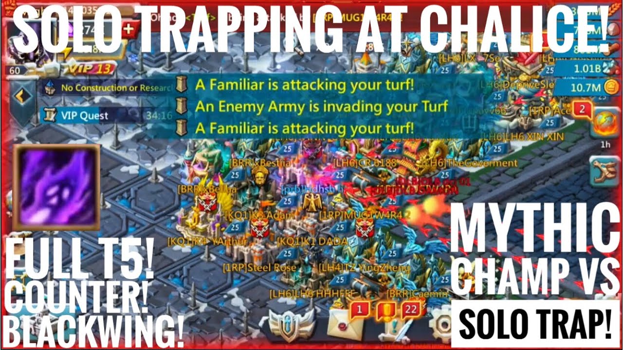 SOLO TRAPPING AT CHALICE! - FULL T5 BLACKWING COUNTER! - BIG HITS AND ...