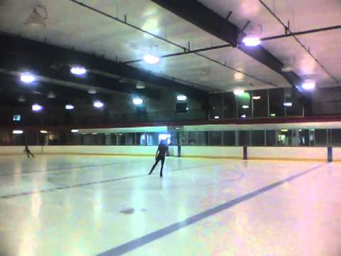 Figure Skating Flip jump, and flip jump-toe loop - YouTube