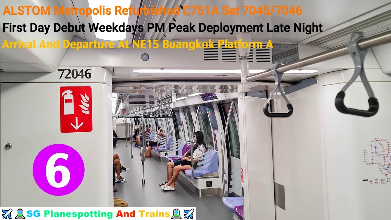 [Full Video] SBST NEL ALSTOM Metropolis C751A Refurbished Set 7045/7046 ...