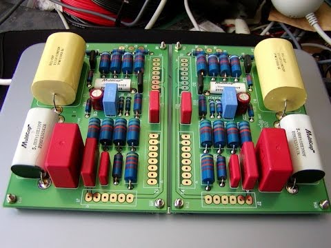 My DIY 6SN7 + 6DN7 MFA Luminesence Tube Pre Amplifier By VR2ZXP - YouTube