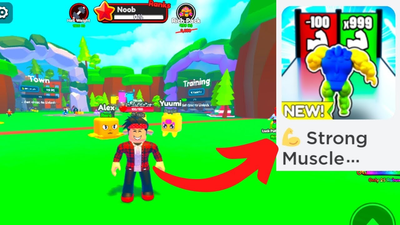 FARUK TPC 'NİN YENİ OYUNU ÇIKTI ! Strong Muscle Simulator - YouTube