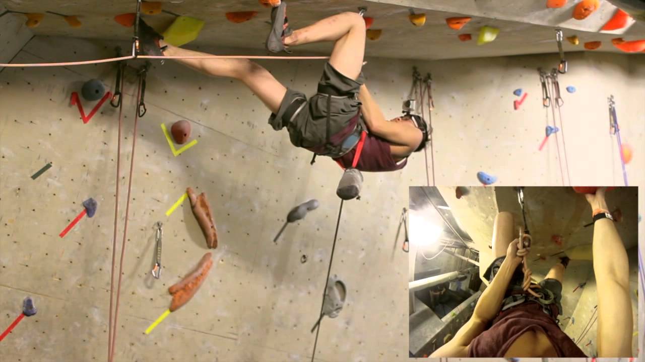 5.10 Roof Climb at the Guelph Grotto - YouTube
