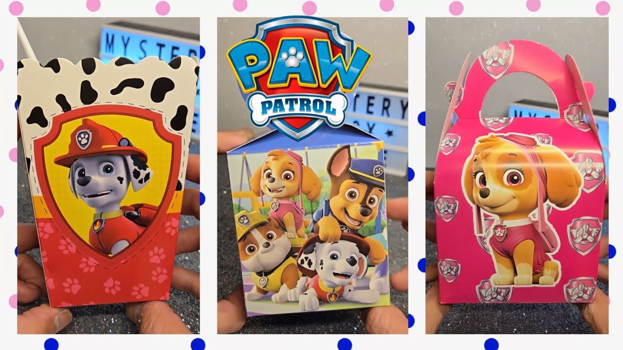 Paw Patrol Mystery Box Compilation Part 8. Unboxing Toys. ASMR ...