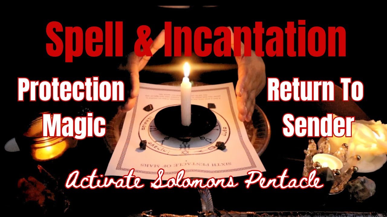 Spell & Incantation to Protect Using the Pentacle of Mars - YouTube