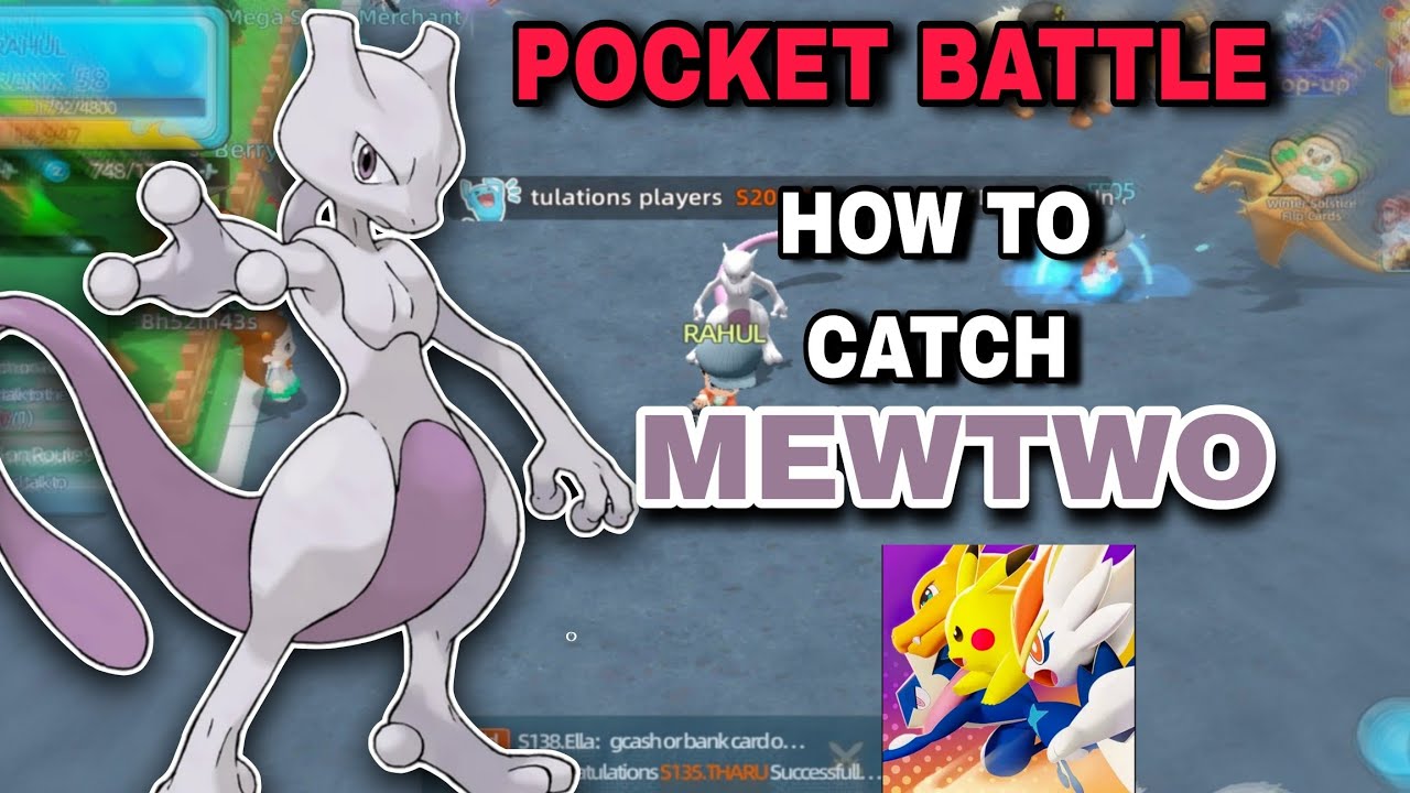 HOW TO CATCH MEWTWO IN POCKET BATTLE/ POCKET ADVENTURE/ ULTRA ERA PET ...