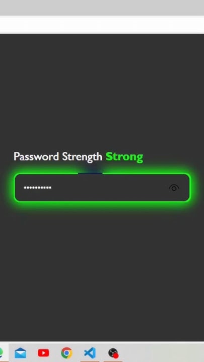 Password Strength Checker Html Css Javascript Ytshorts Webdesign Python Webdesign