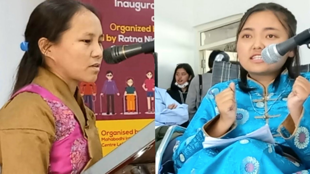 Differently-abled Shining Stars at Mahabodhi | Chunzin Angmo & Stanzin ...