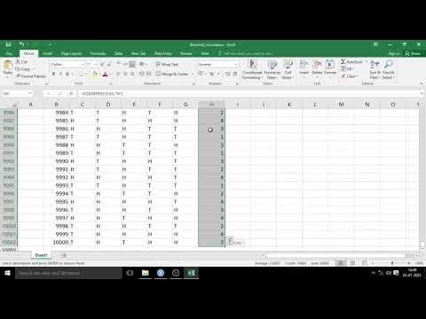 Understanding binomial distribution using coin toss simulation in Excel ...