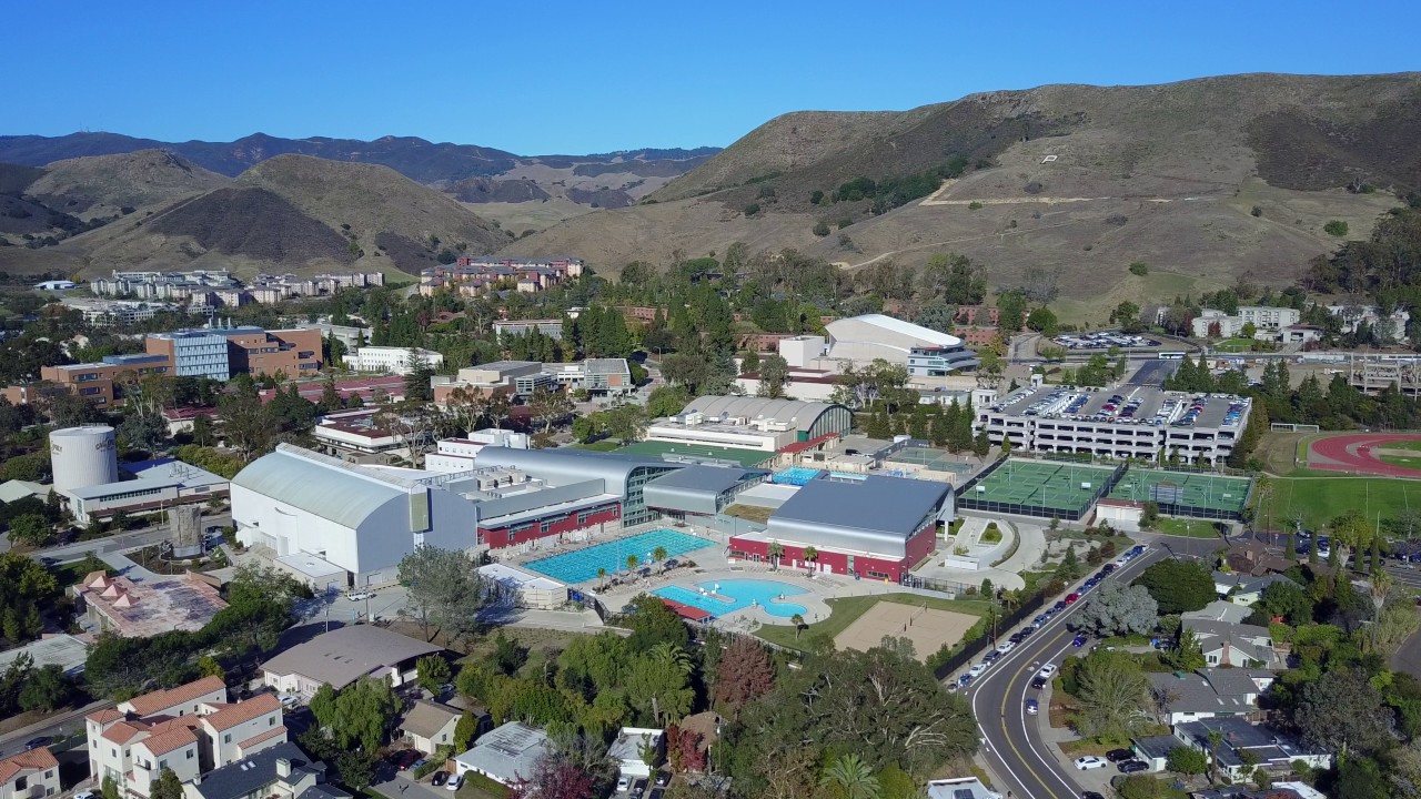 Aerial View of Cal Poly San Luis Obispo - YouTube